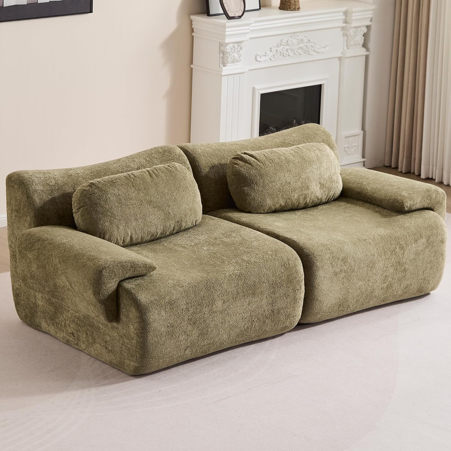Amazon.com: Multiple Modular Boneless Couches for Living Room, Cloud ...