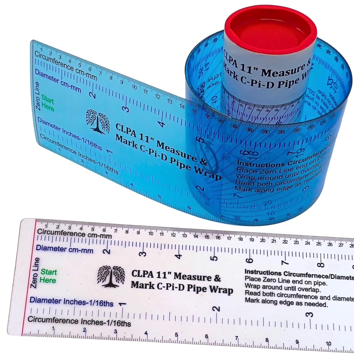 CLPA 11" Diameter Measure & Mark C-Pi-D Pipe Wrap Around - A Pipe ...