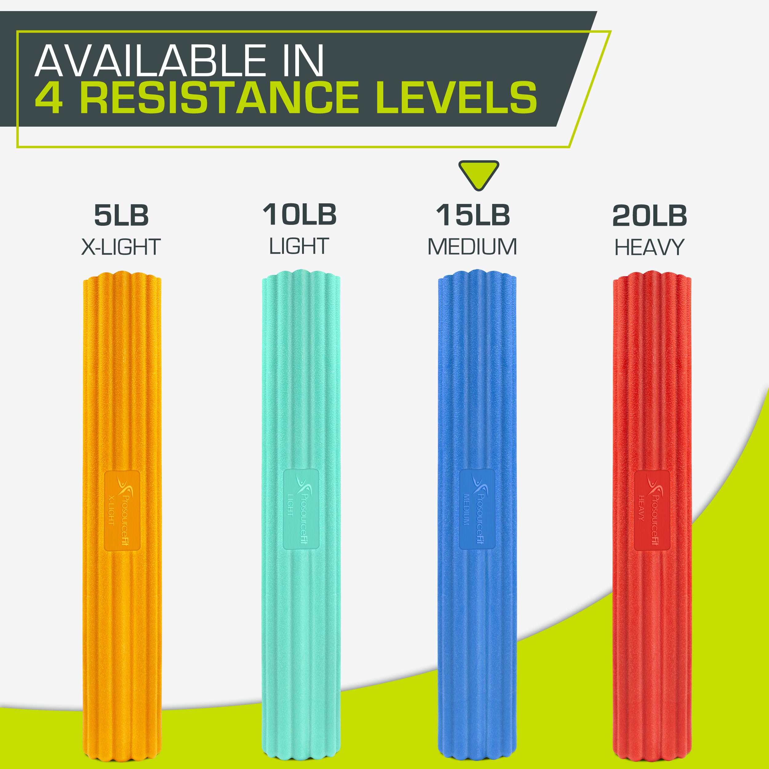 Snapklik.com : ProsourceFit Flex And Twist Bars Sets And Singles ...