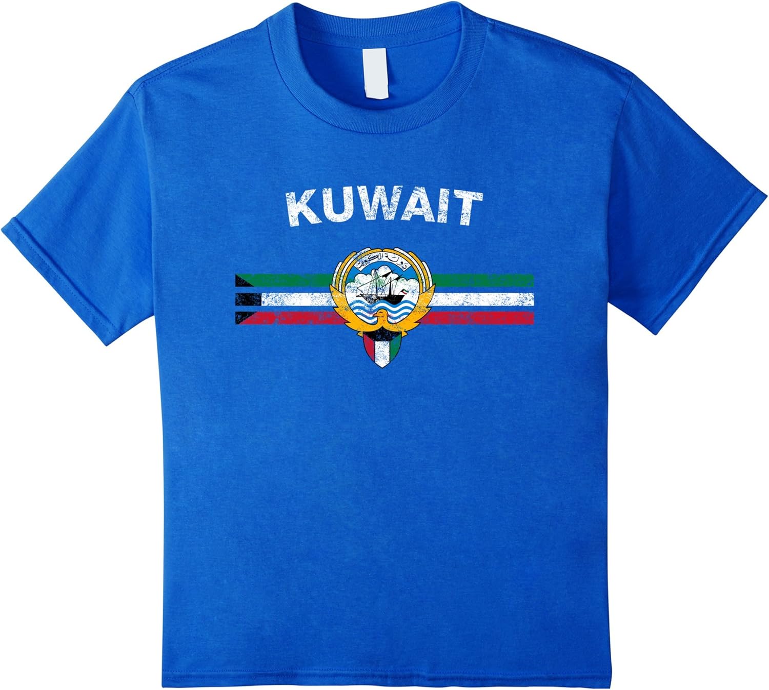 Amazon.com: Kuwaiti Flag Shirt - Kuwaiti Emblem & Kuwait Flag Shirt ...