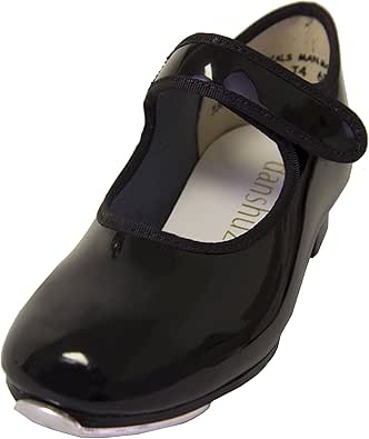 Amazon.com | Danz N Motion Danshuz Toddler/Child Black-Patent Hook and ...