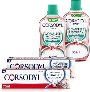Corsodyl Complete Protection Bundle: 2X Complete Protection Extra Fresh ...