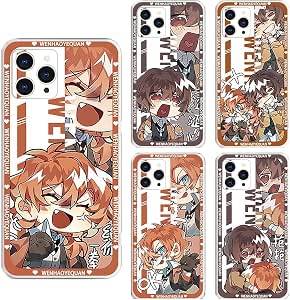 Amazon.com: LNNLOO Bungo Stray Dogs Phone Case Compatible with iPhone ...