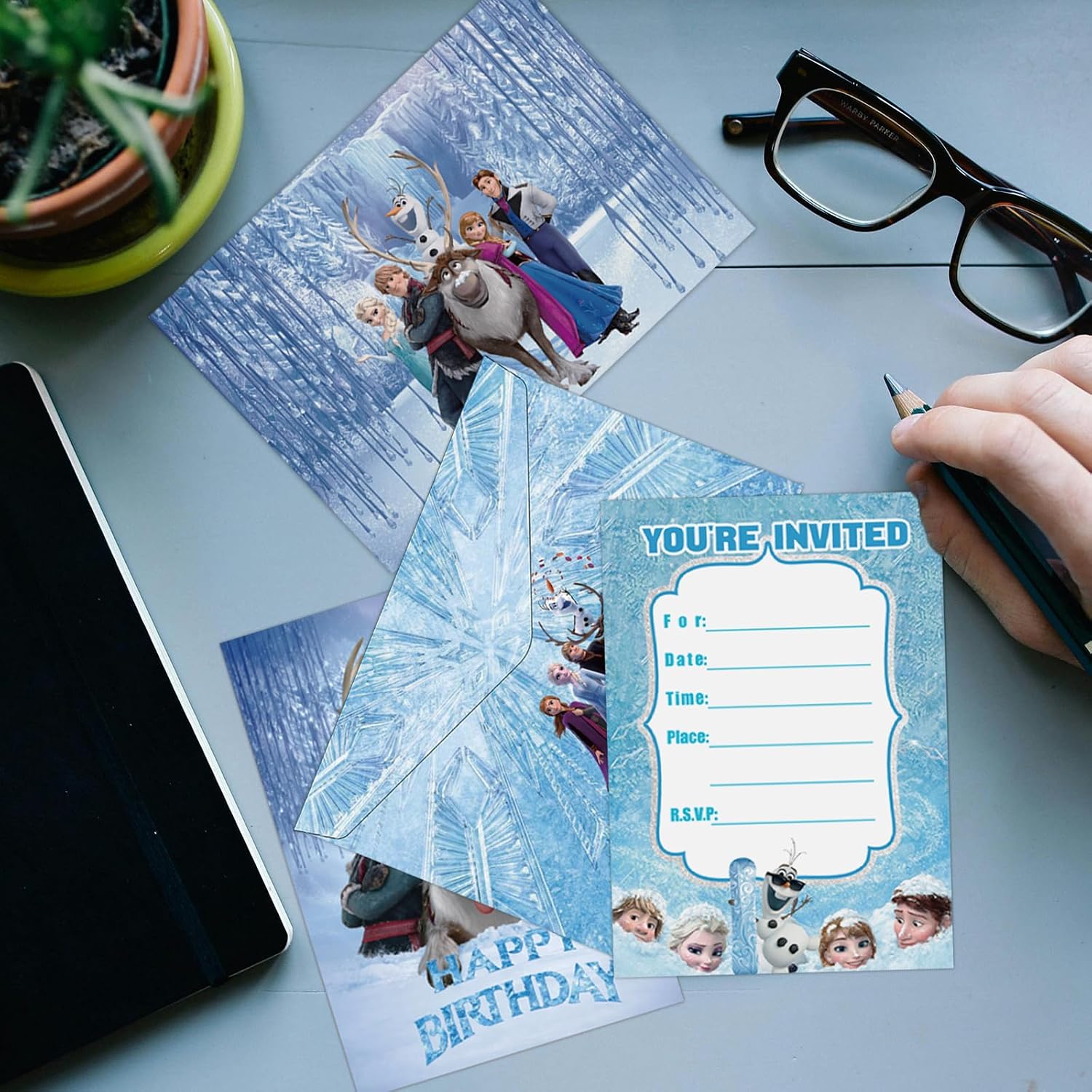 24 PCS Frozen Birthday Party Invitation Cards with Philippines | Ubuy