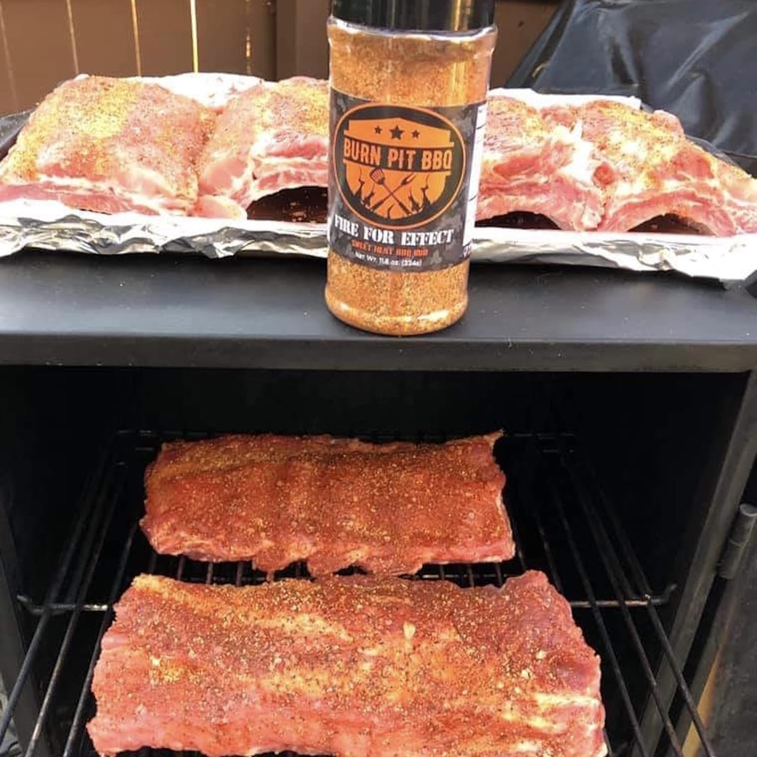 Burn Pit BBQ Fire For Effect Sweet Heat BBQ Rub Perfecto para pollo ...