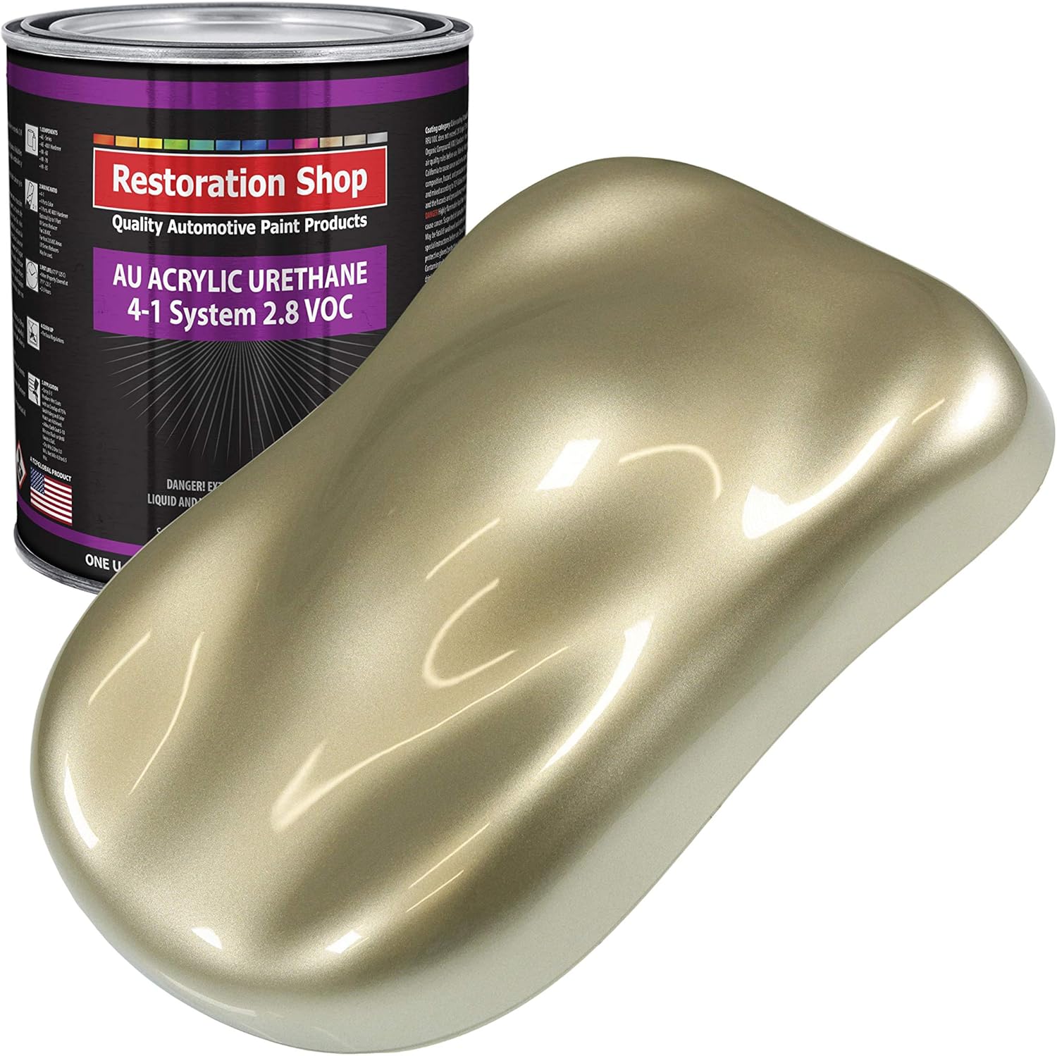 Amazon.com: Restoration Shop - Champagne Gold Metallic Acrylic Urethane ...