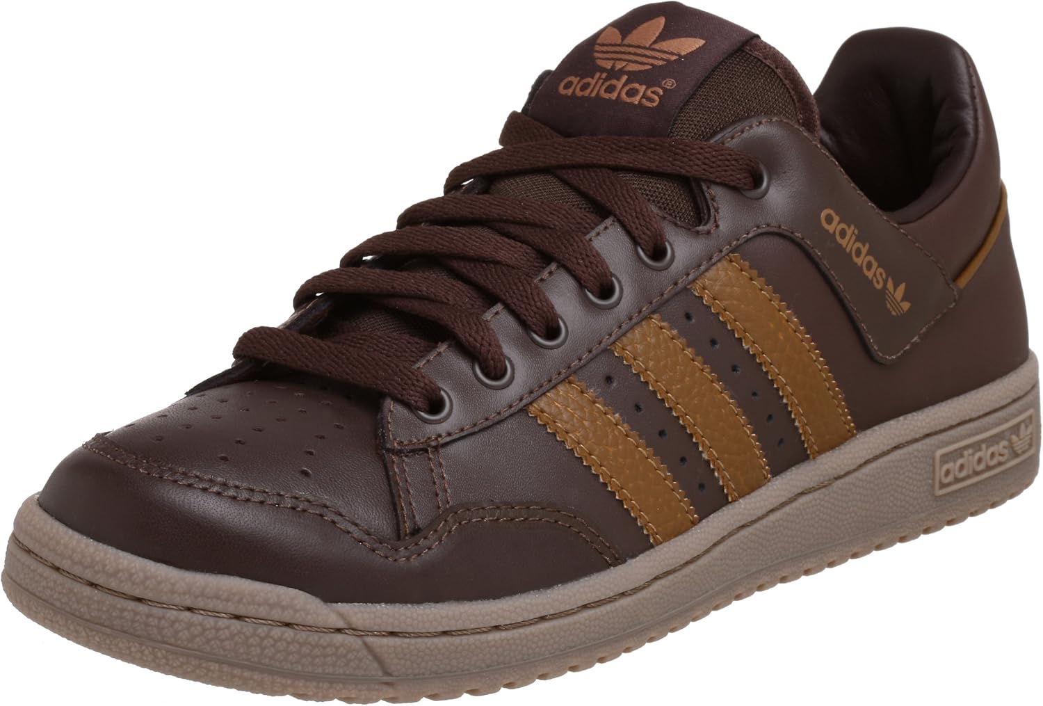 Amazon.com | adidas Originals Men's Pro Conference Shoe,Brown/Leather ...