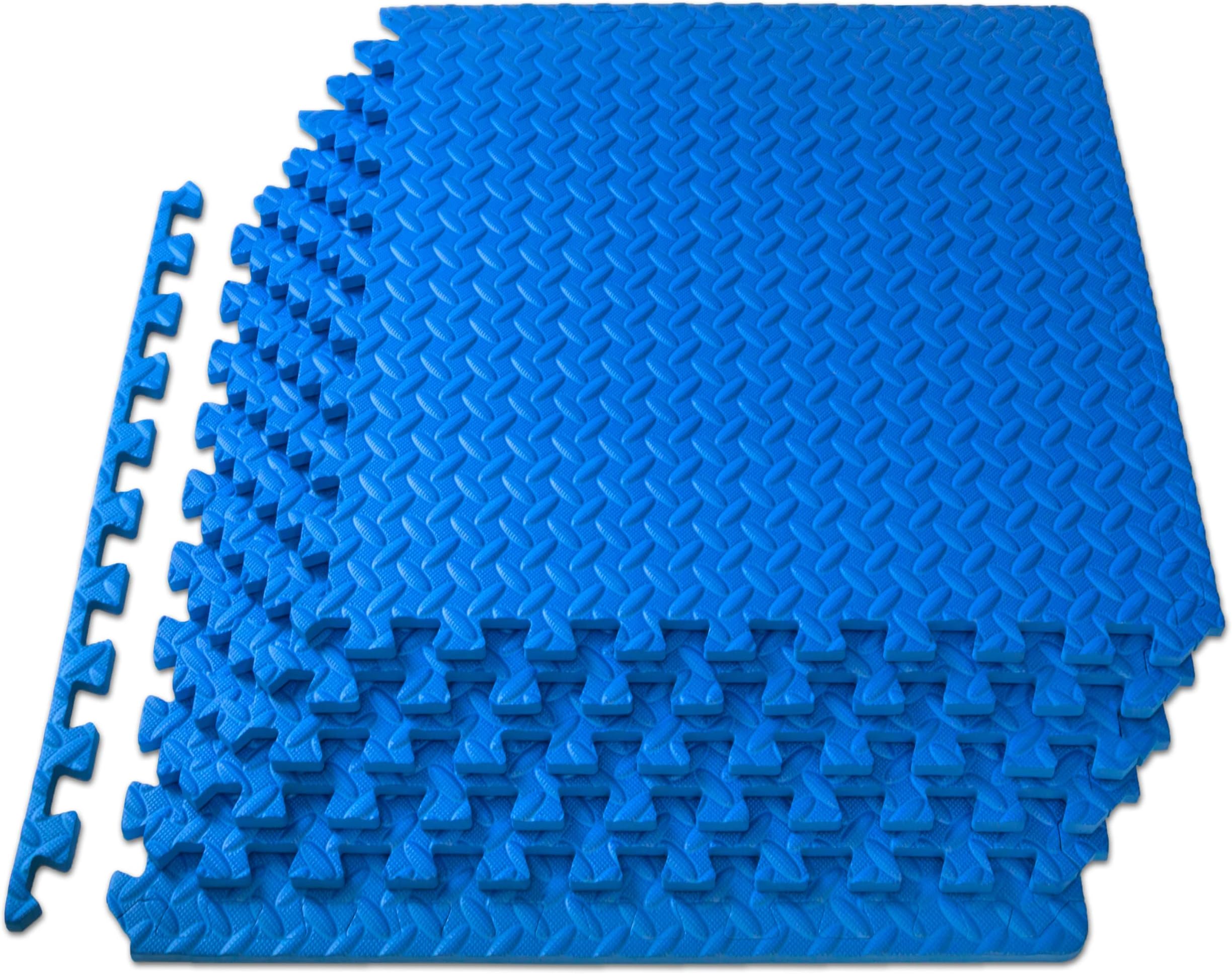 ProsourceFit Puzzle Exercise Mat ½ in, EVA Interlocking Foam Floor ...