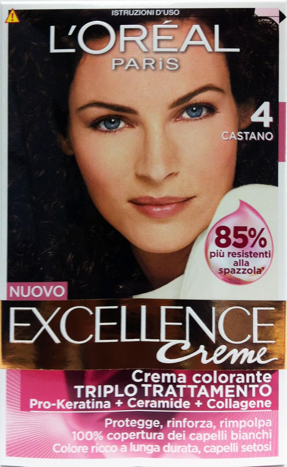 Excellence Cream Dye Brown 4 40 ml : Amazon.co.uk: Beauty
