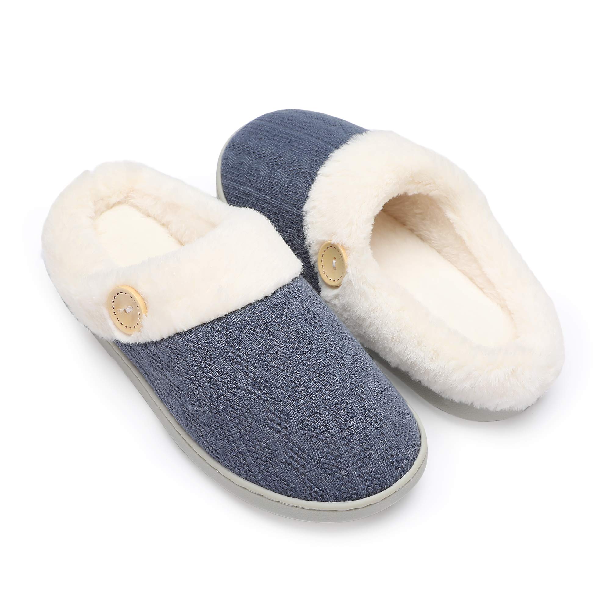 Snapklik.com : Womens Slipper Warm Comfy Memory Foam House Slippers ...
