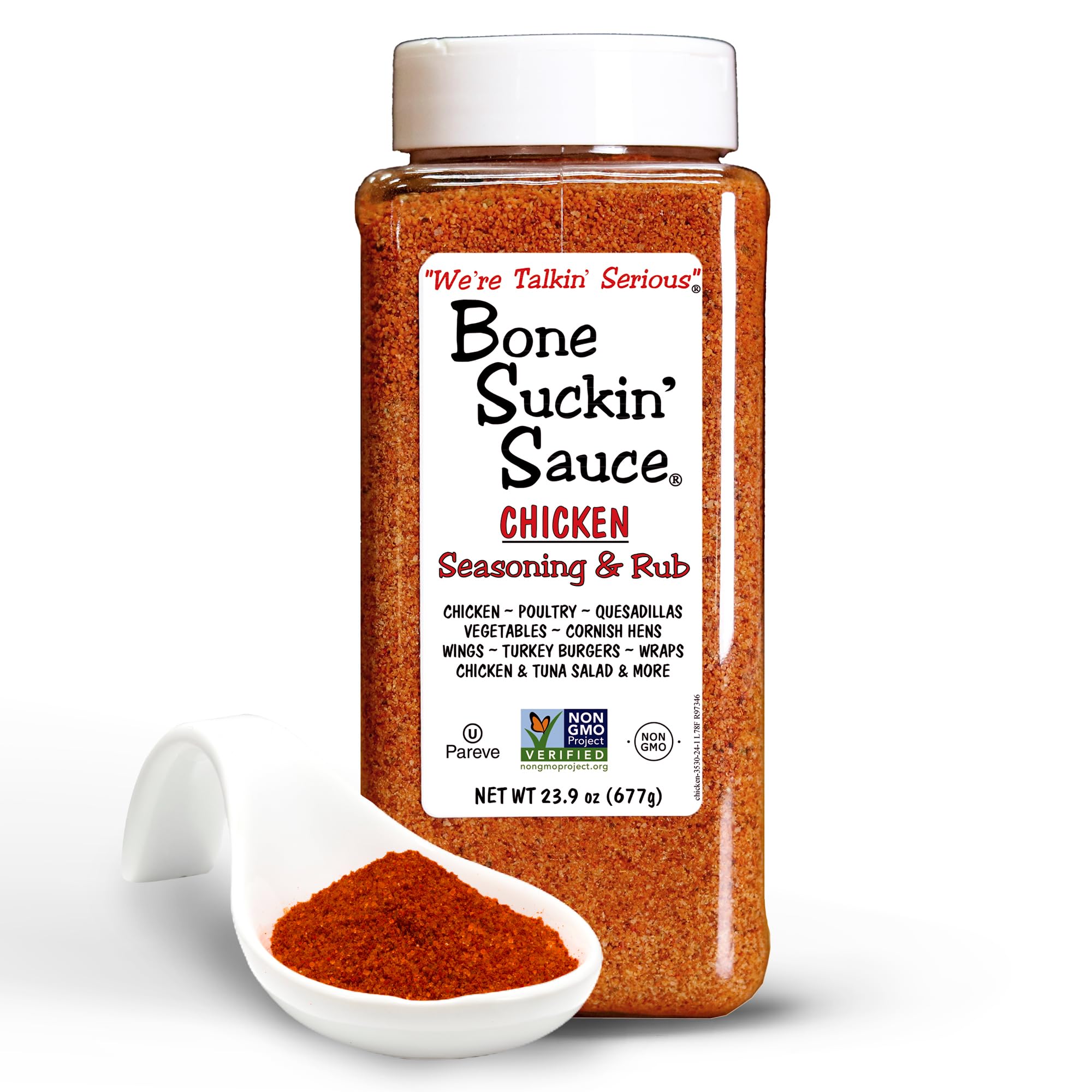 Amazon.com : Bone Suckin' Sauce Bulk Chicken Seasoning & Rub - Brown ...