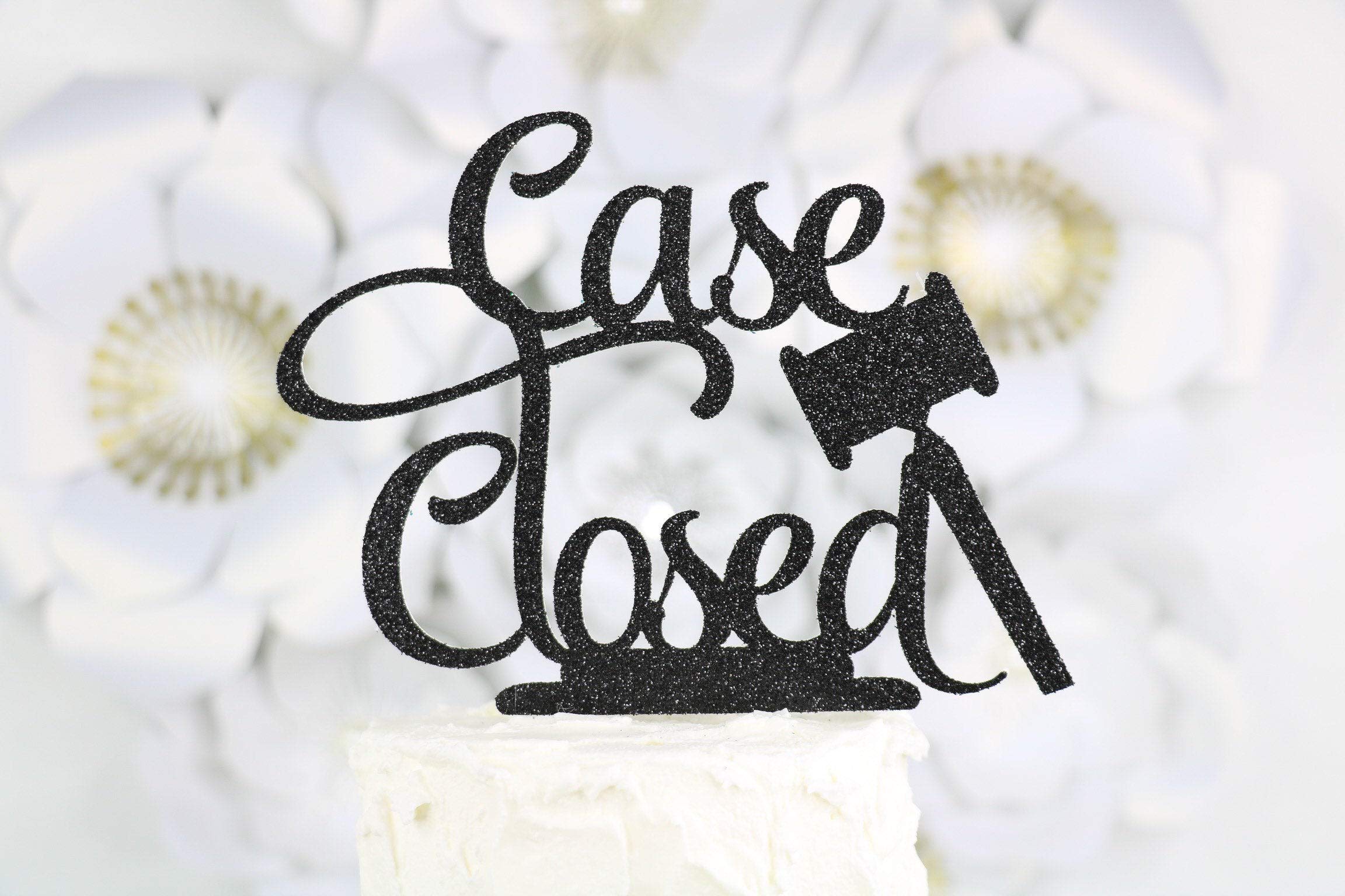 Buy Case Closed Cake Topper Law School Graduation Cake Topper Lawyer ...