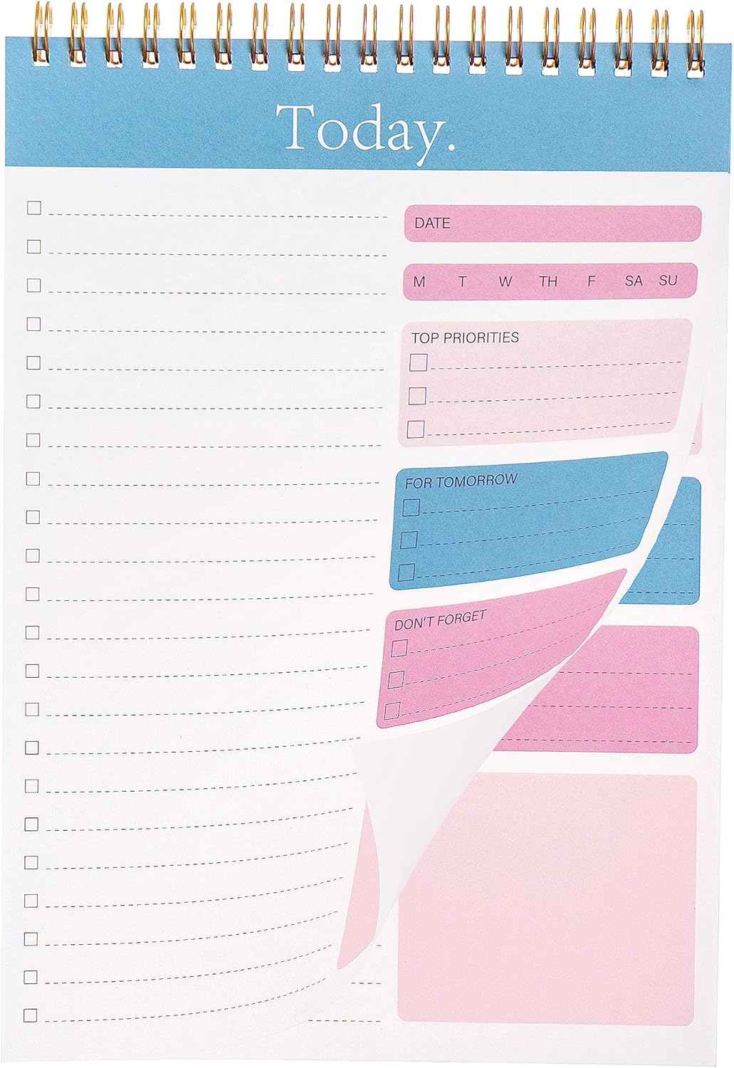 Amazon.com : To Do List,52 Sheets 6.7"x9.5" Task Planner Notepad with ...