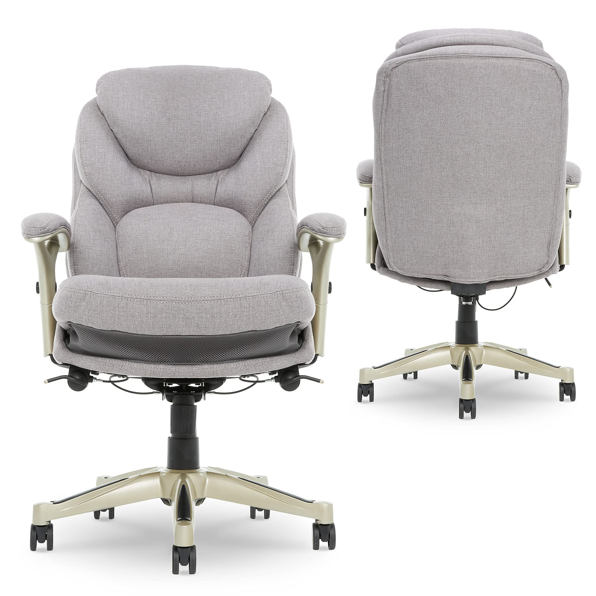 Serta Ergonomic Executive Office Chair Motion Technology Adjustable Mid ...
