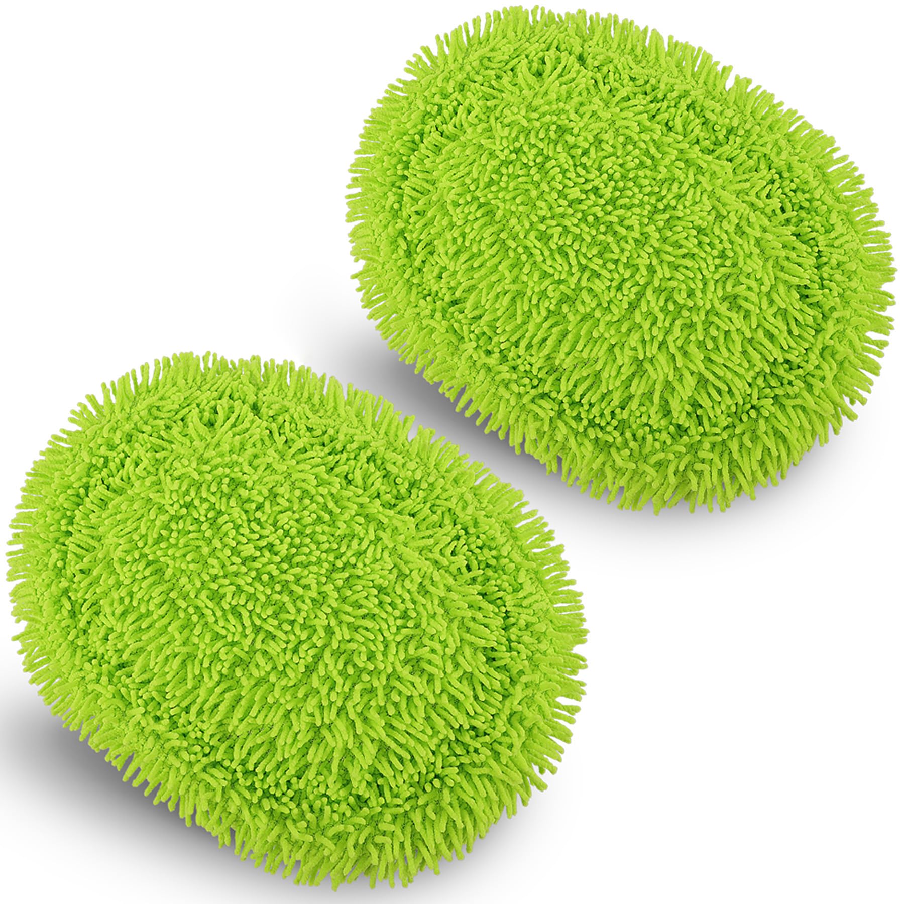 Amazon.com: Chenille Mop Heads 2-Pack Chenille Microfiber Mop Head ...