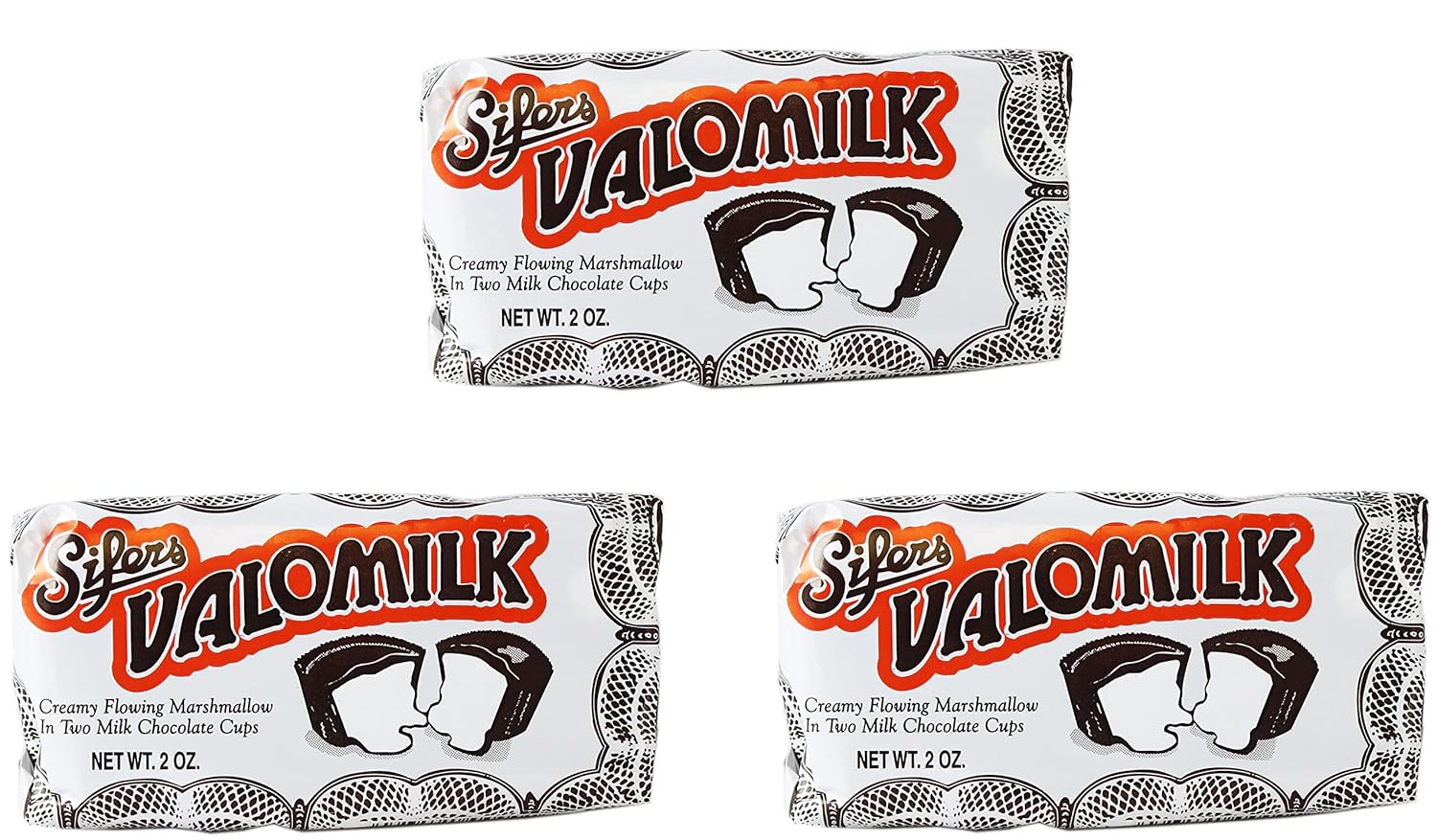 Amazon.com : Sifers Valomilk Old Fashioned Chocolate Marshmallow Cup ...