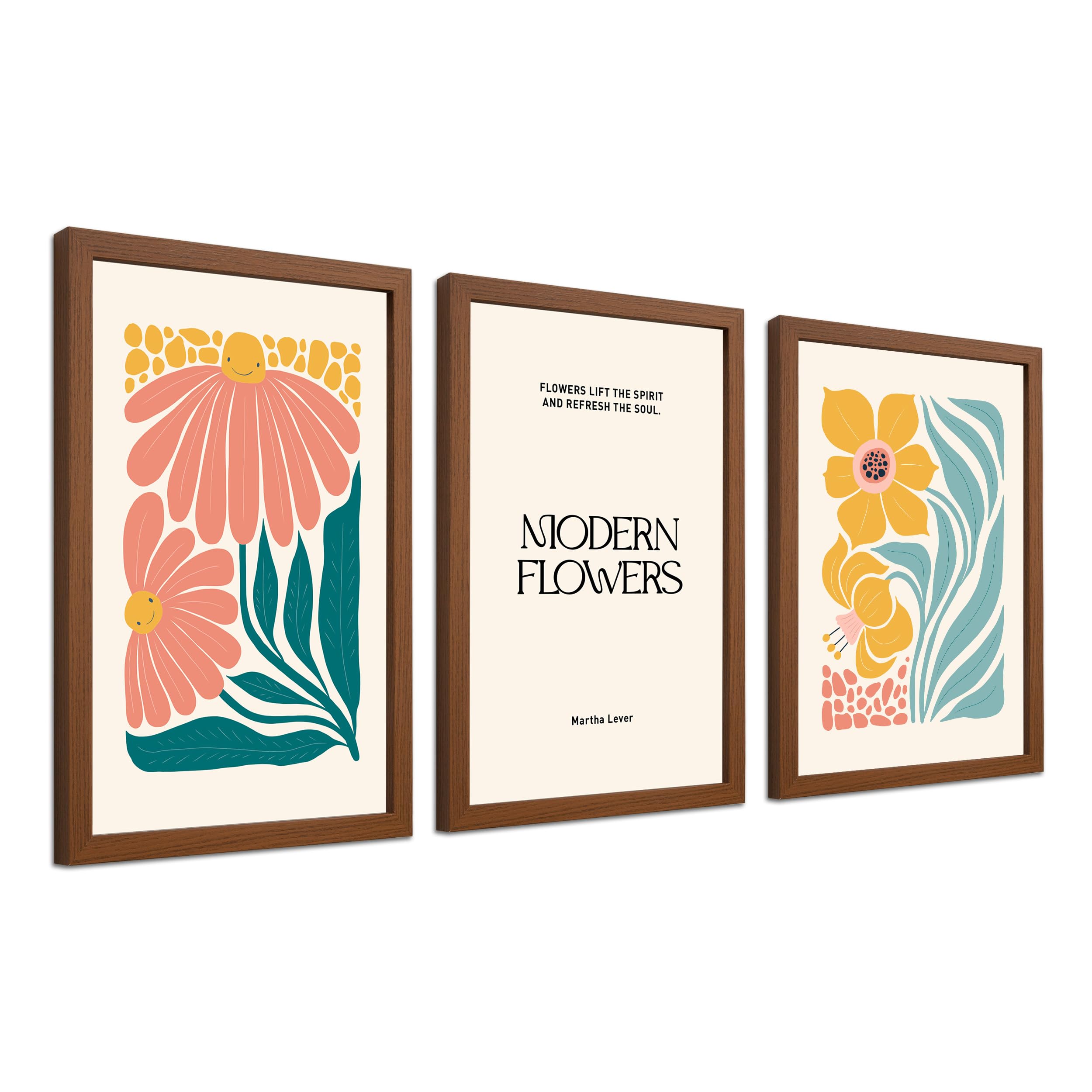Vintage Flower Photography Quotes Retro Beautiful Botanical Posters