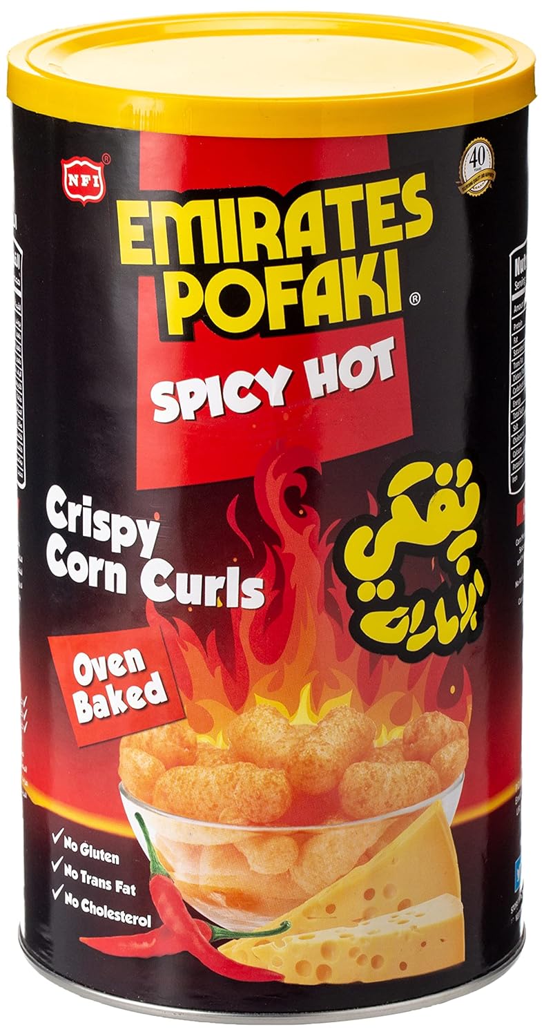 EMIRATES POFAKI Curls - Spicy Hot Cheese Flavor, 80 gm : Amazon.in ...