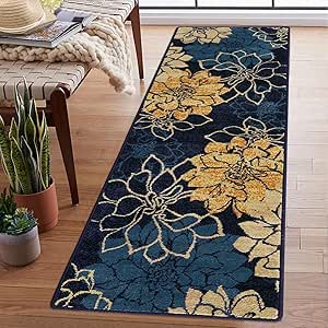 Amazon.com: COZYLOOM Area Rug 2x8 Vintage Floral Runner Rug Boho Retro ...