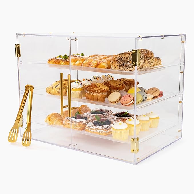 Amazon.com: PASTREEBOX & CO.™ - Countertop Bakery Display Case - Pastry ...