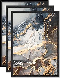 Amazon.com - Fxojyvo Engineered Wood 17x24 Picture Frame Set of 3 ...