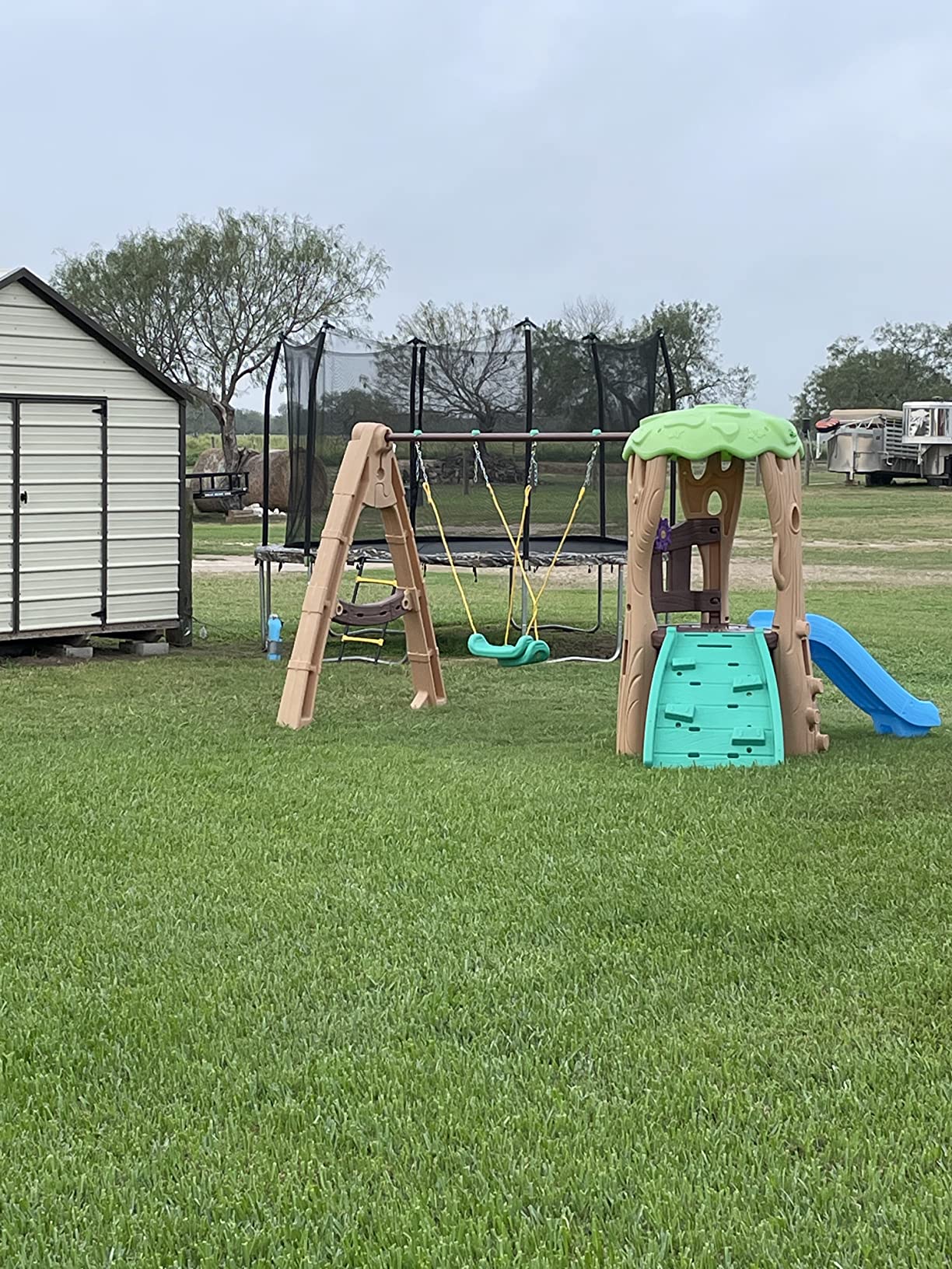 $59/mo - Finance Little Tikes Tree House Swing Set Blue | Buy Now, Pay ...