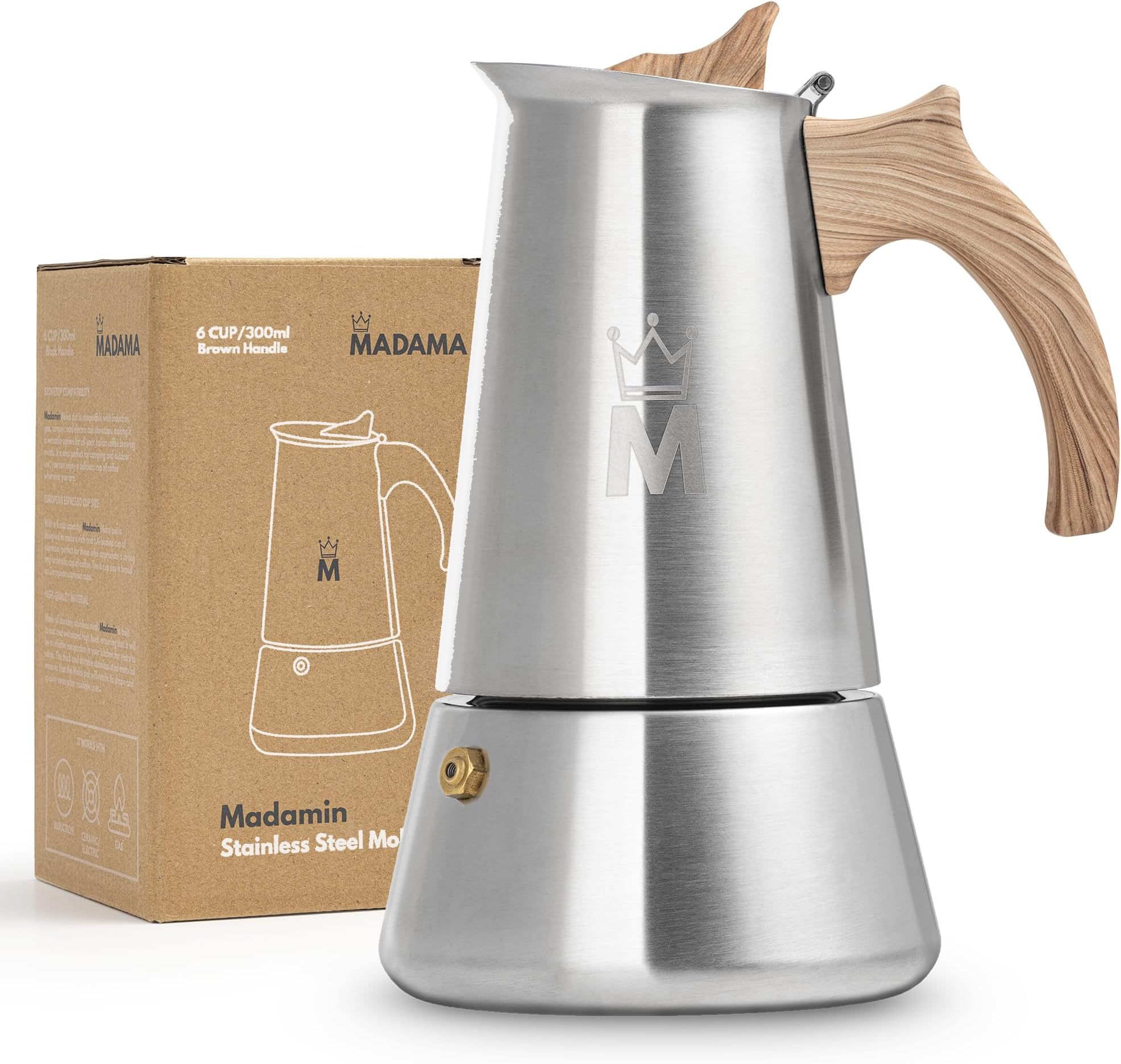 WMF Kult Espresso Maker for 6 Cups, Silver : Amazon.co.uk: Home & Kitchen