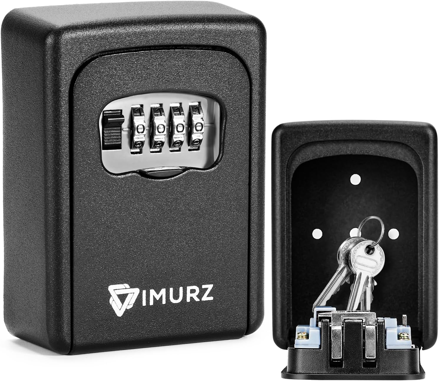 Wenrescry Wall Mounted Key Safe - Outdoor Waterproof Security Key Lock ...