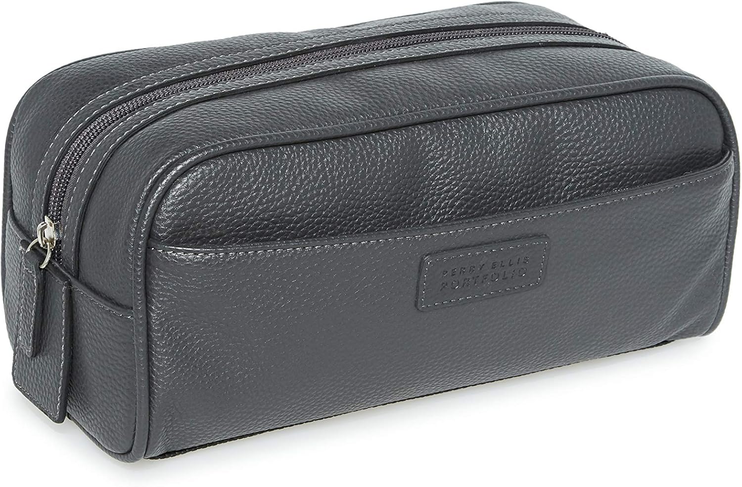 Amazon.com: Perry Ellis Men's Pebbel Grain Shave Kit, Gry, One Size ...