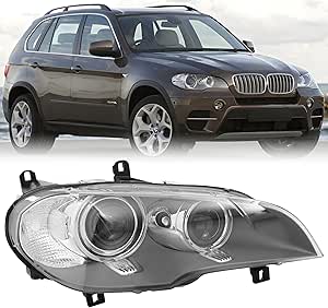 Amazon.com: Para 2011 2012 2013 BMW X5 Conjunto de faros delanteros ...