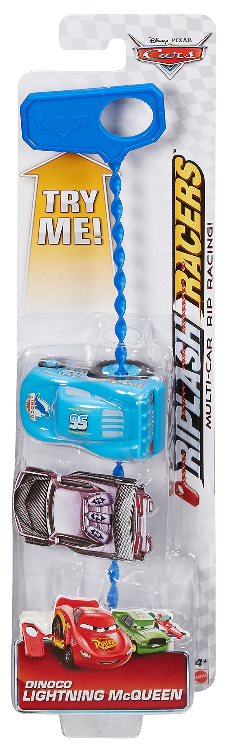 Disney Pixar Cars Riplash Racers Dinoco Lightning McQueen Vehicle Toys ...