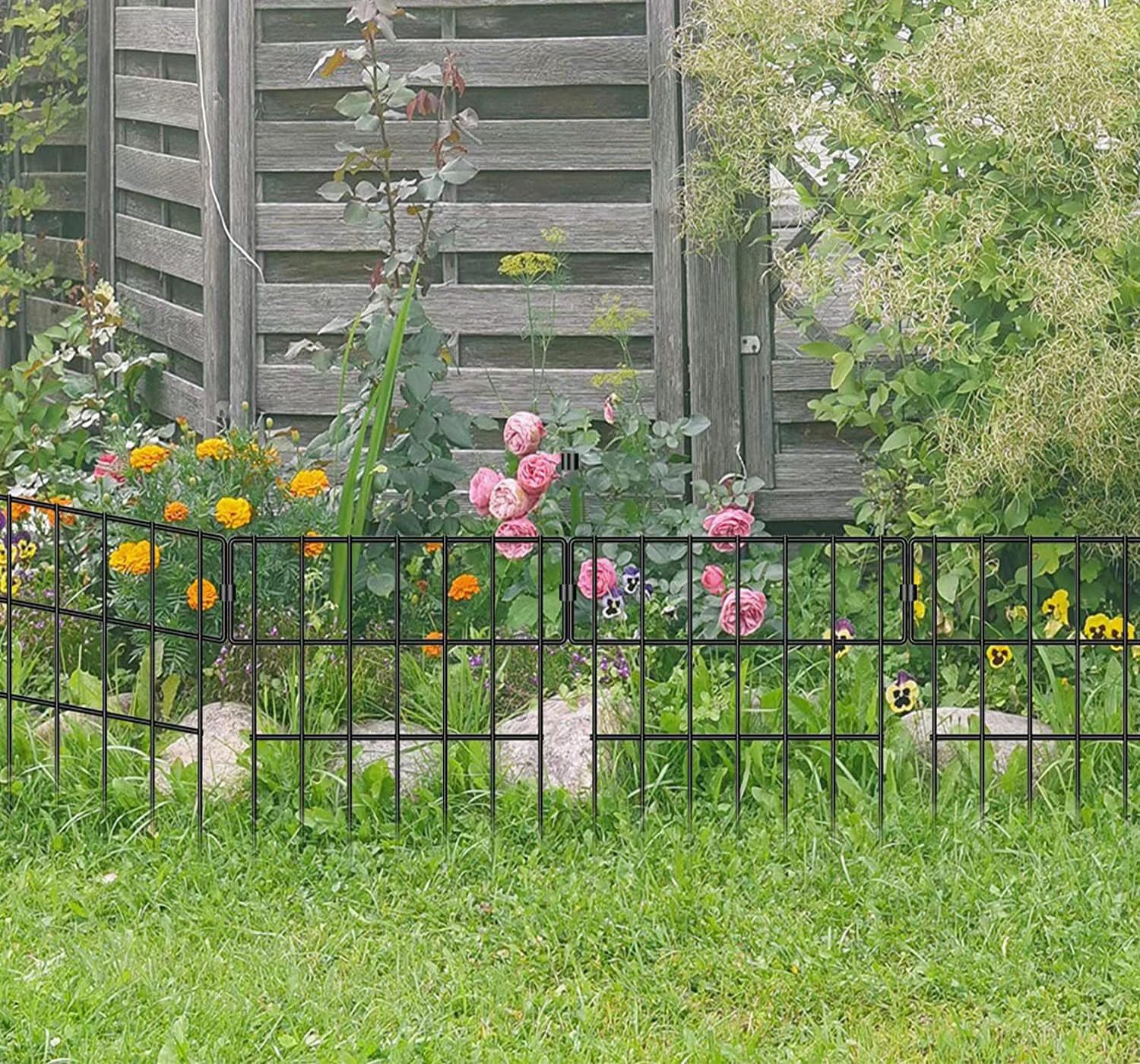 Amazon.com : 20Pack Animal Barrier Fence,Decorative Garden Fencing ...