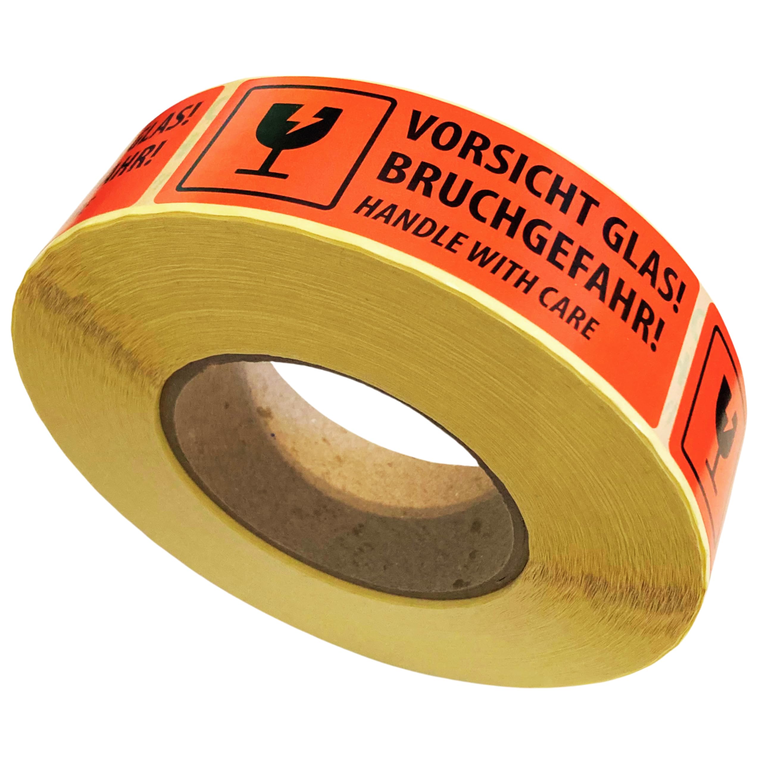 Caution Fragile Sticker (36 x 100 mm, 1000 Labels) – Warning Glass ...