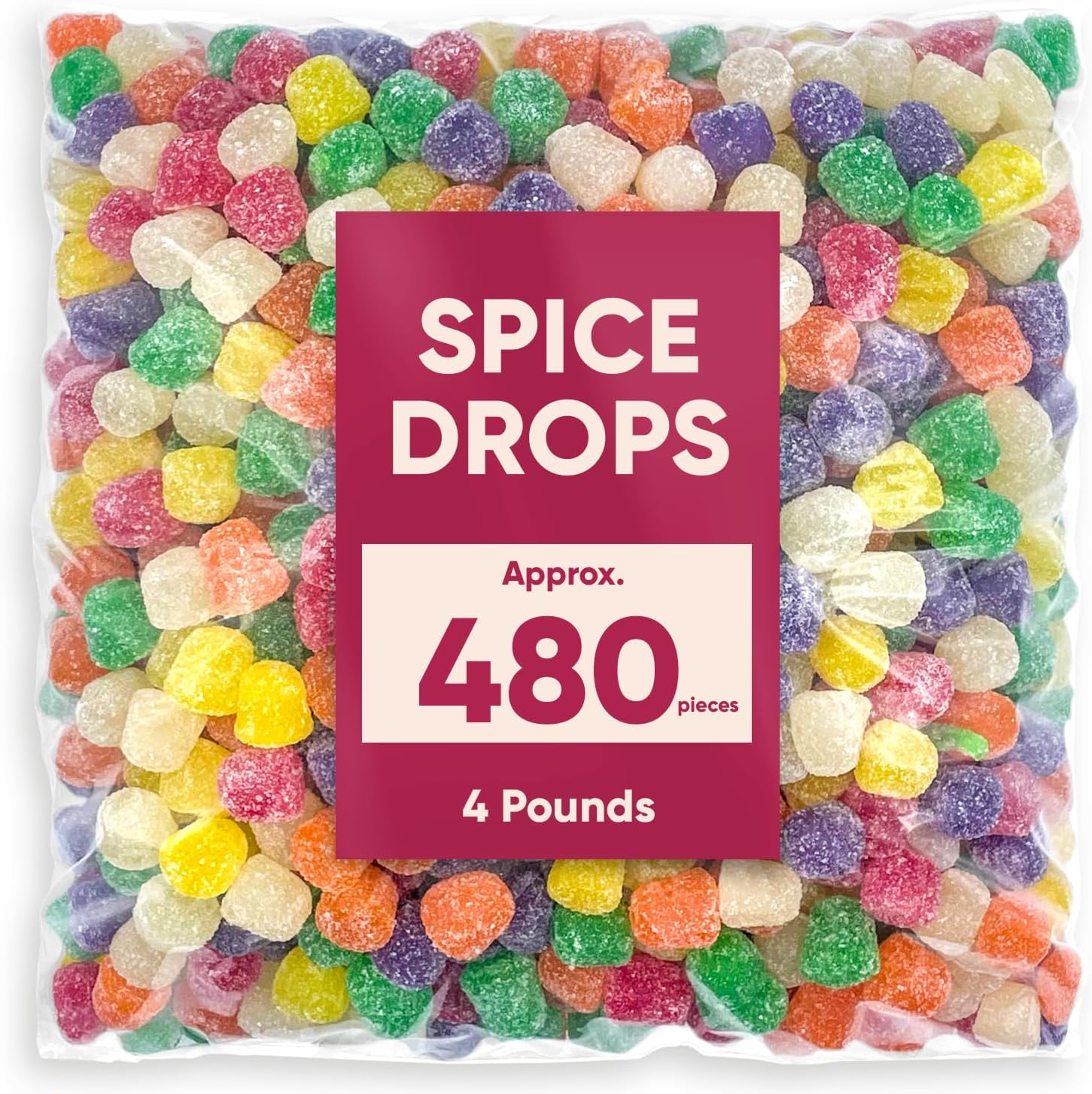 Amazon.com: Spice Drops Candy Gum Drops - 4 Pounds of Jelly Drops Bulk ...