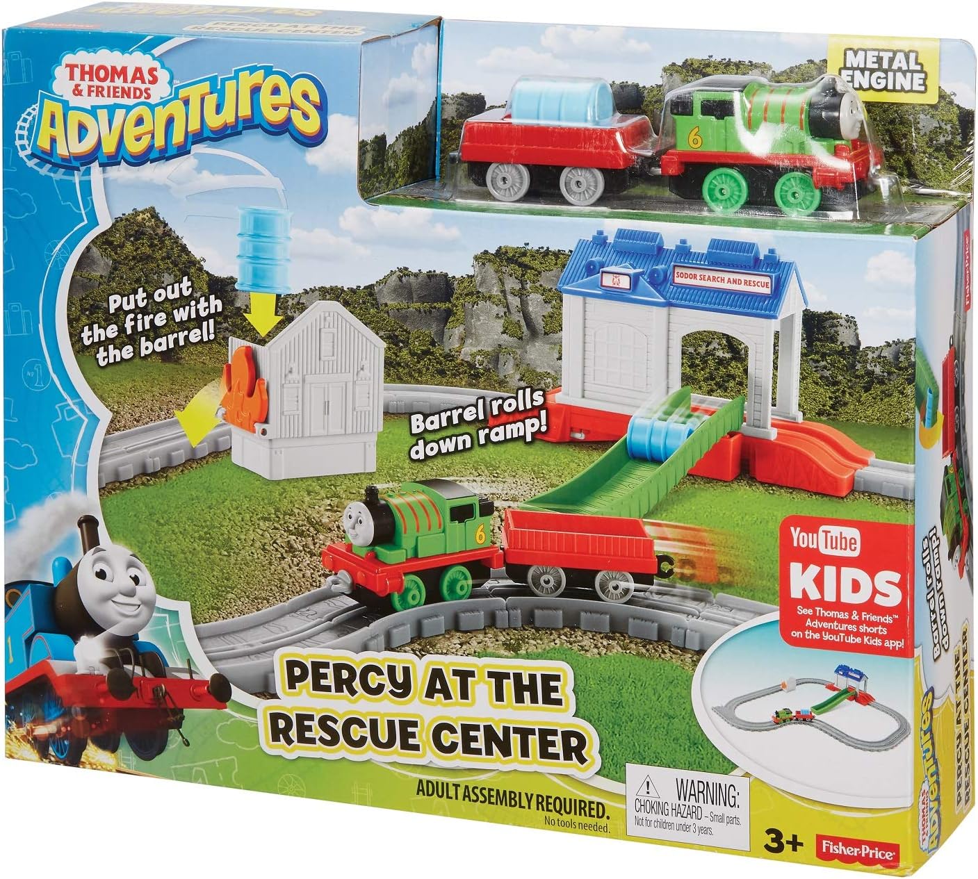 Fisher-Price - Thomas & Friends Adventures Percy at The Rescue Center ...