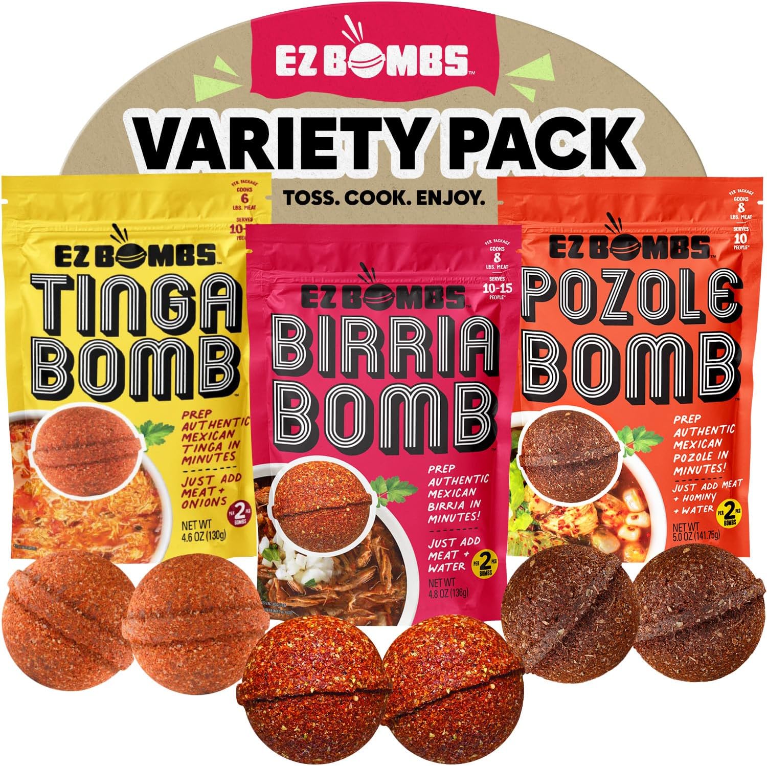 Amazon.com : Spicito - Birria Bombs - 2 Pack - Just Add Water, Meat ...