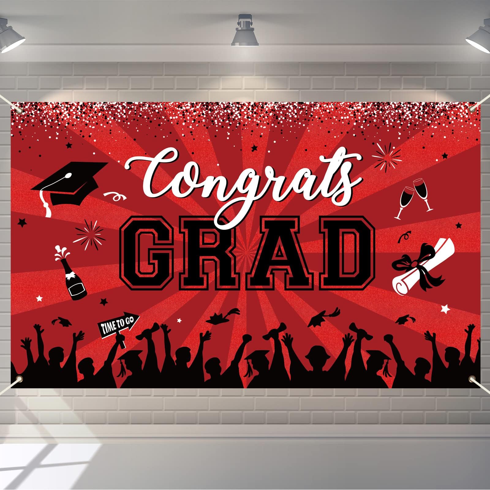 Amazon.com : Avezano Prom 2024 Backdrop Red and Black : Electronics