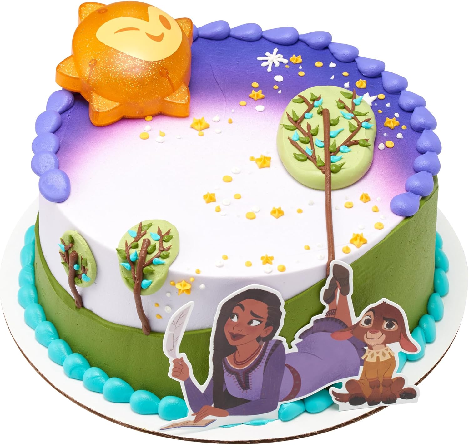 DecoSet Disney Wish Shining Star Cake Topper, juego de decoración de 2 ...