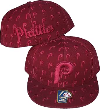 Amazon.com: VF Philadelphia Phillies All Over Logos Fitted Hat Cap ...