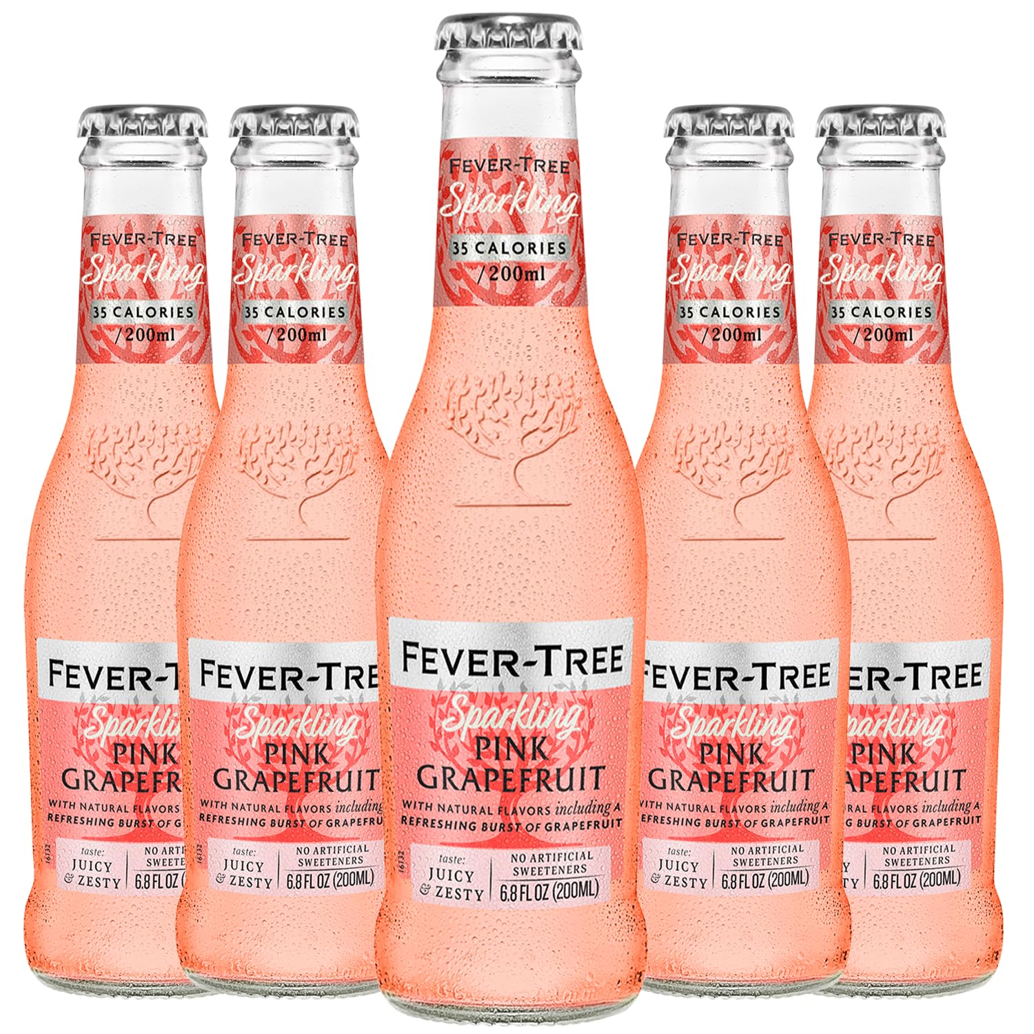 Amazon.com : Fever Tree Sparkling Pink Grapefruit Soda - Premium Quality Mixer and Soda ...