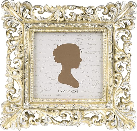 Amazon.com - Sunlit Vintage Picture Frame 4x4 Inch, Luxury Antique ...
