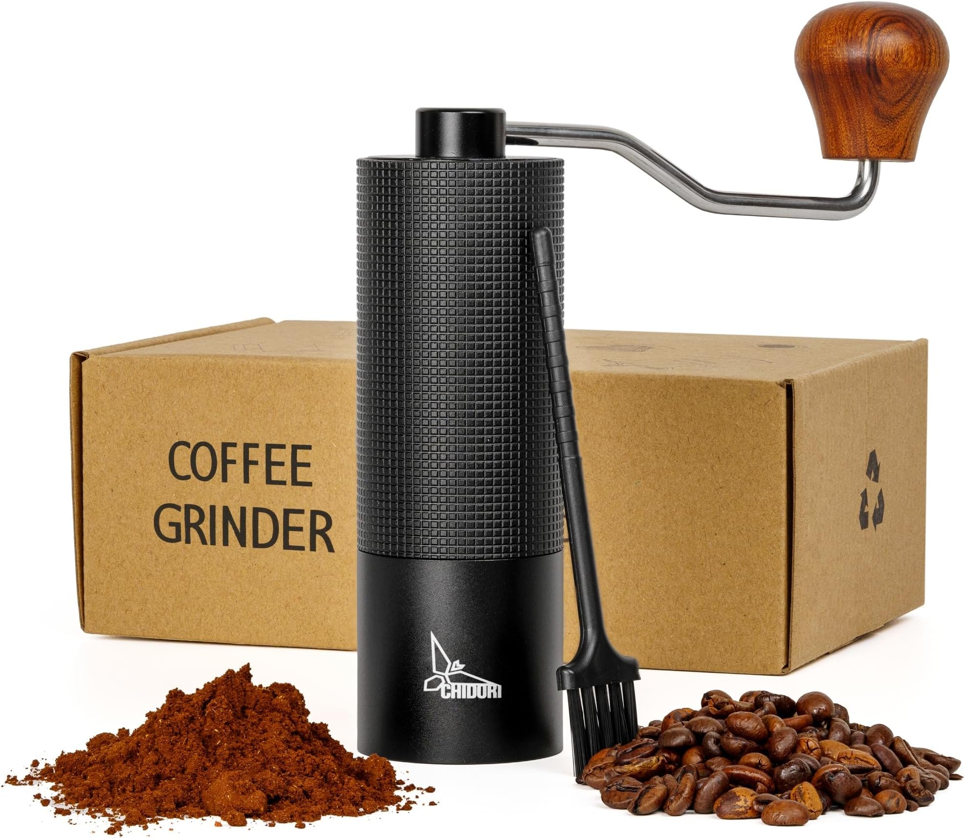 Amazon.com: EZLucky Manual Coffee Grinder - Precision CNC Stainless ...