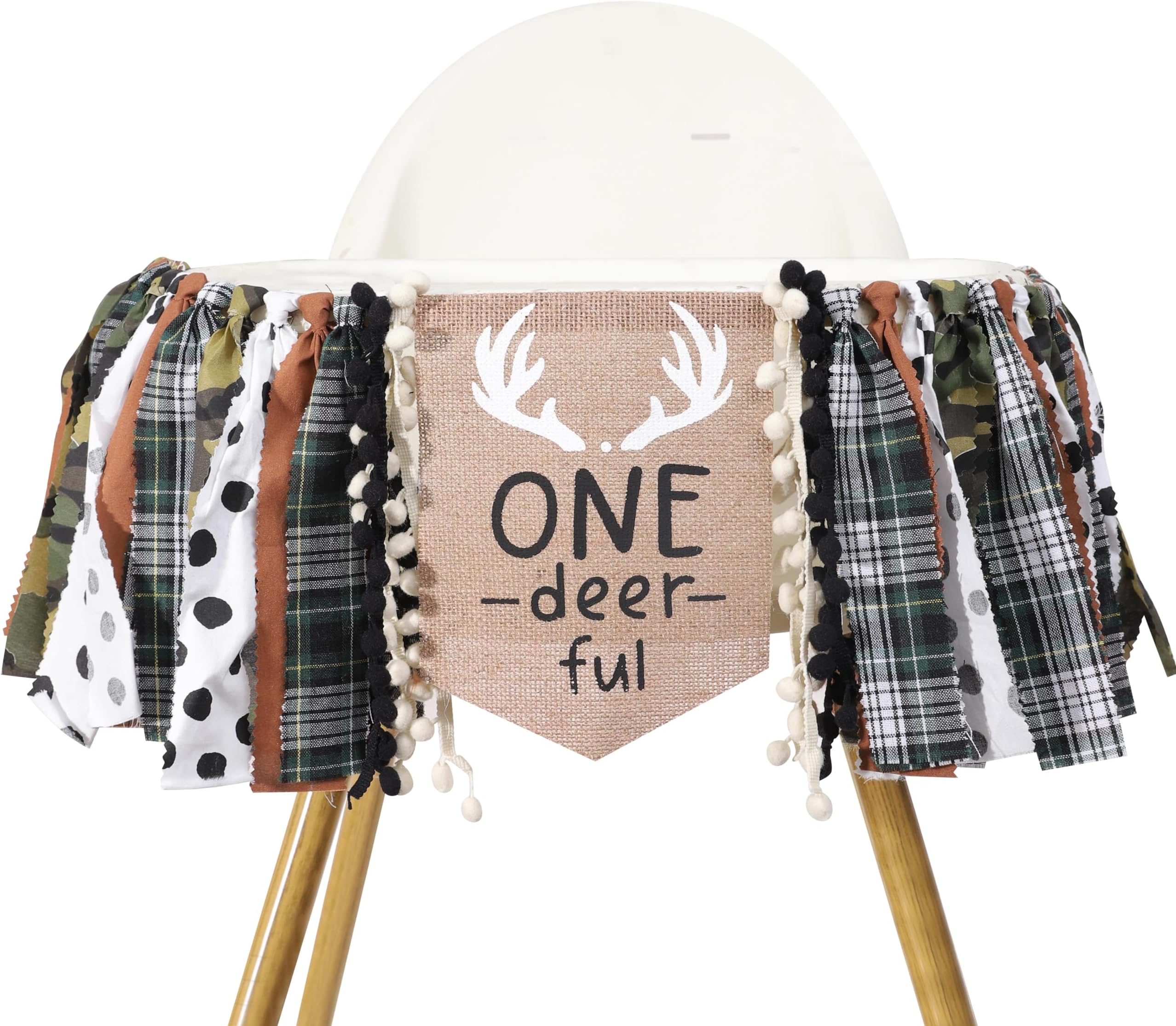 Amazon.com: The Big One Highchair Banner For Boys - First Birthday ...