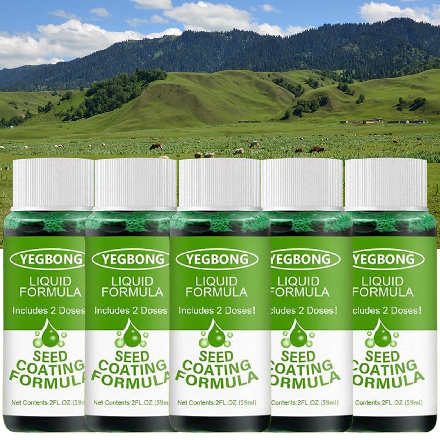Amazon.com: 5 Liquid Grass Seed Spray for Lawn, Green Grass Lawn Spray ...