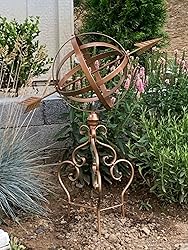 Amazon.com : Large Metal Garden Sphere with Arrow and Stand : Patio ...