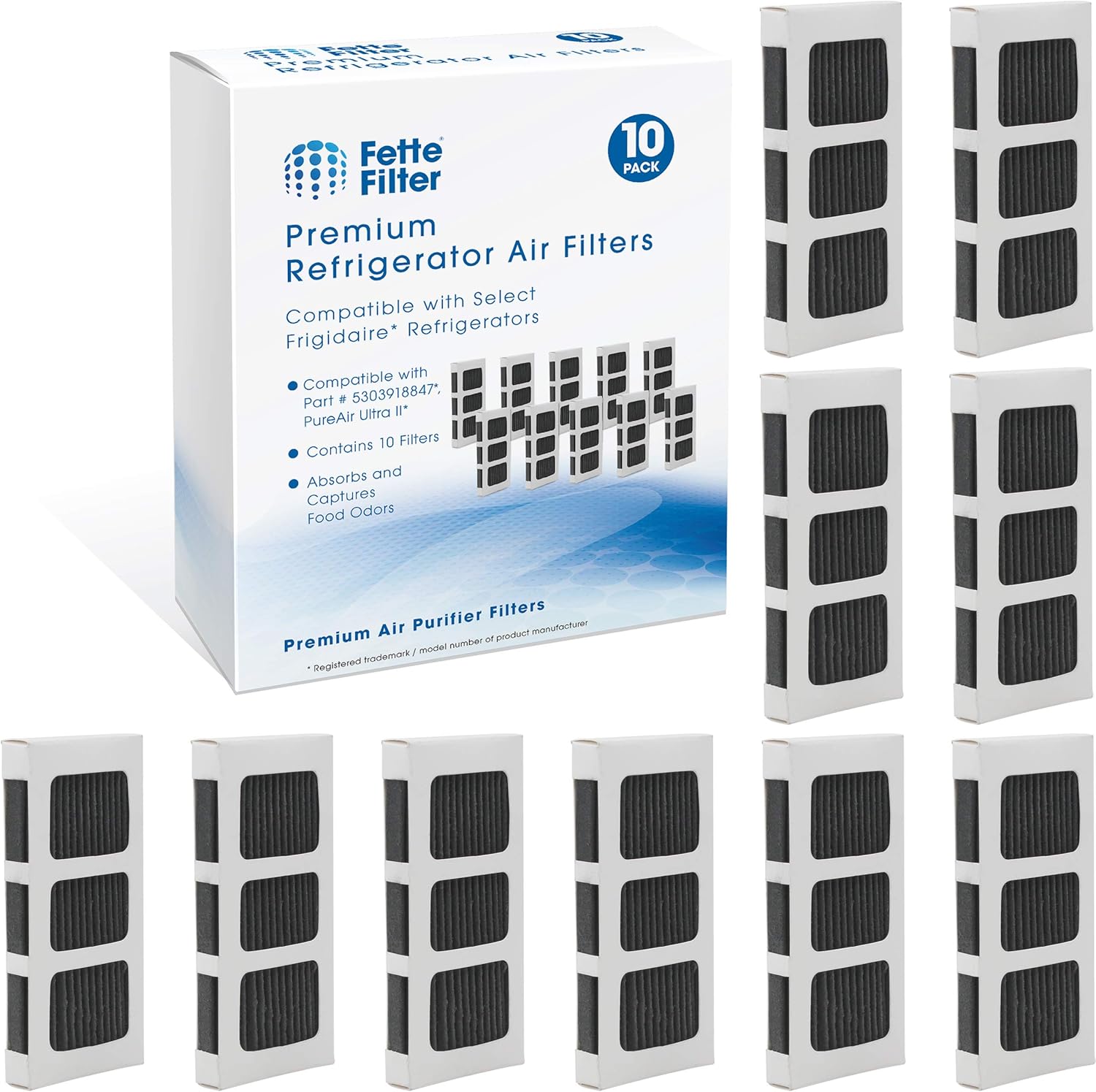 Amazon.com: Fette Filter - Refrigerator Air Filter Compatible with ...