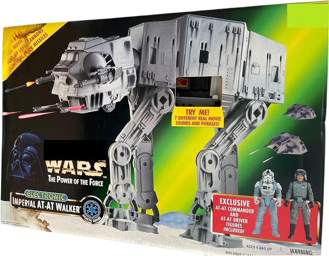 Vintage Kenner 1997 Star The Power Of The Force Wars Electronic AT-AT ...