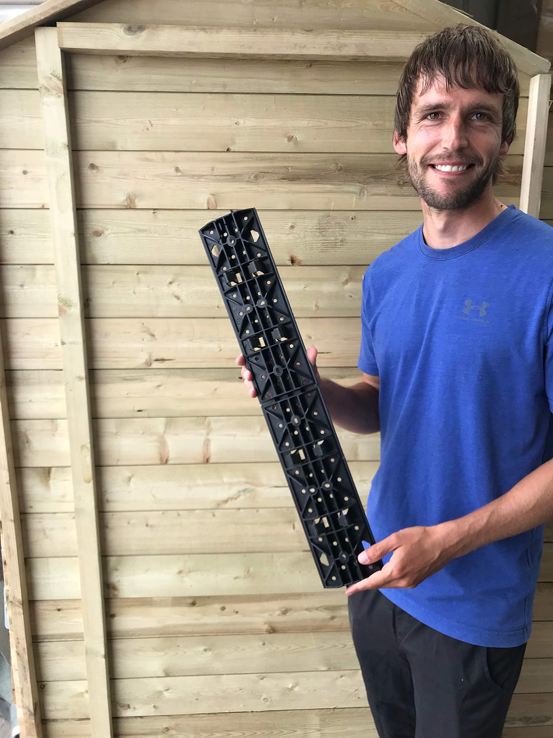 SHED BASE SYSTEM- QUICK JACK FOR SOFT SURFACES- SUITABLE FOR; 8ft x 6ft ...