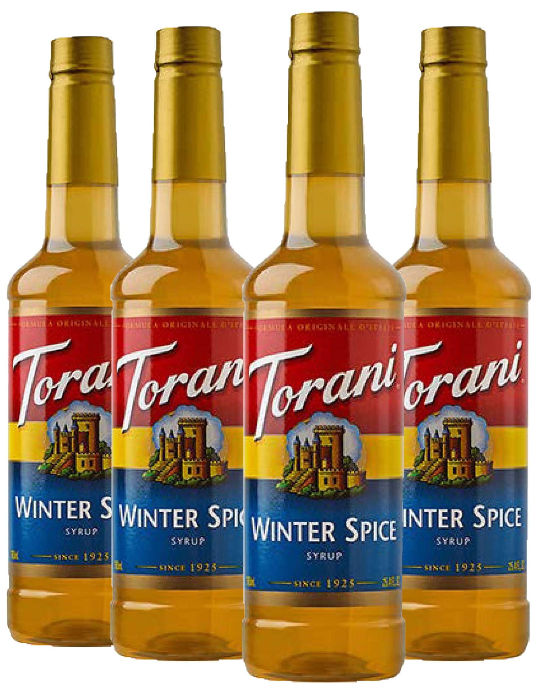 Torani Flavored Drink Syrup, Winter Spice, 25.4 Fl Oz Bottle (Pack of 4 ...