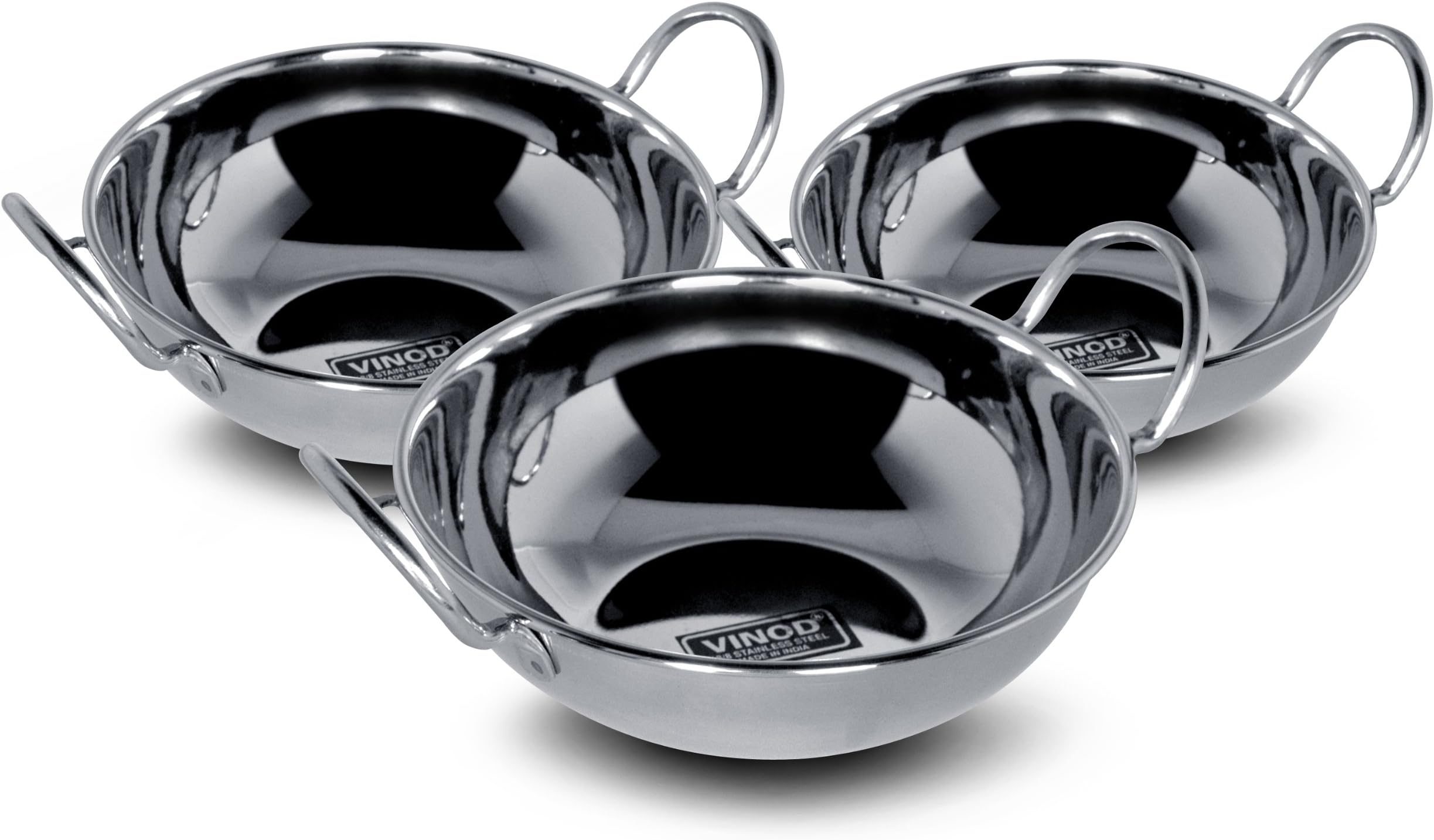 Balti Dish Set of 3 : Amazon.co.uk: Home & Kitchen